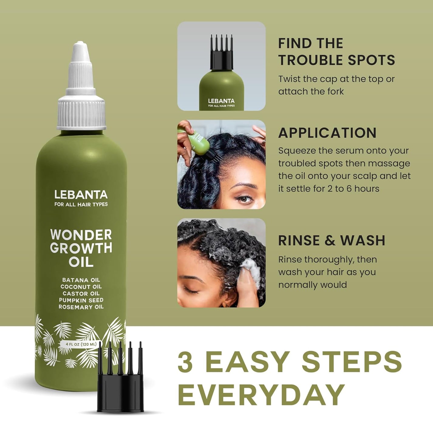 The Wonder Growth Oil Serum – Lebanta